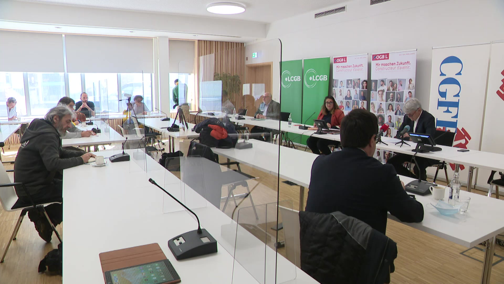 OGBL/LCGB/CGFP: Déi 3 national representativ Gewerkschafte fuerderen ...