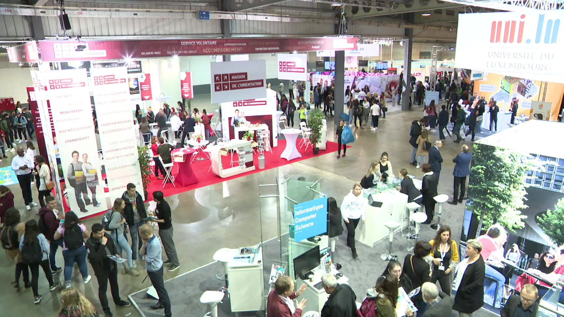 Dëst Joer digital: Gutt 180 Aussteller si bei der Studentefoire dobäi ...