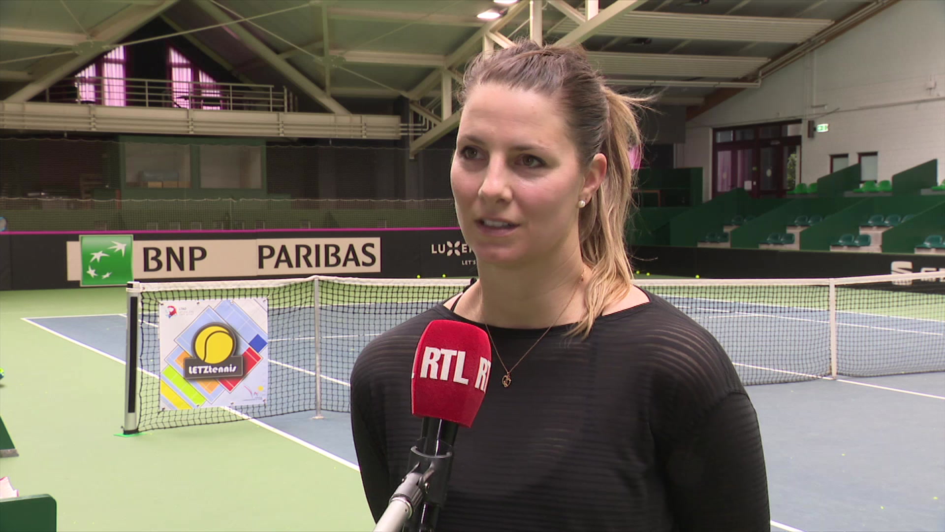 Tennis: Mandy Minella trains for her comeback