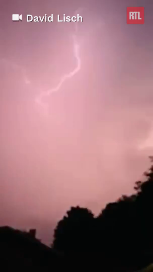 Meteo: Besonnesch de Weste vum Land war vun den Donnerwiedere betraff ...