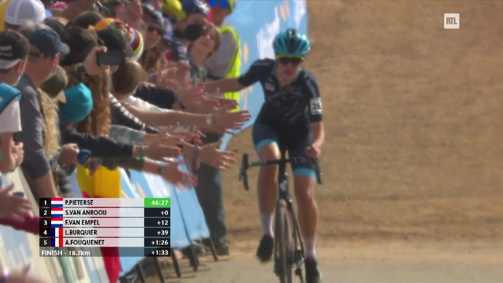 Cyclocross-WM: Marie Schreiber kënnt no gudder Leeschtung op déi 6 ...