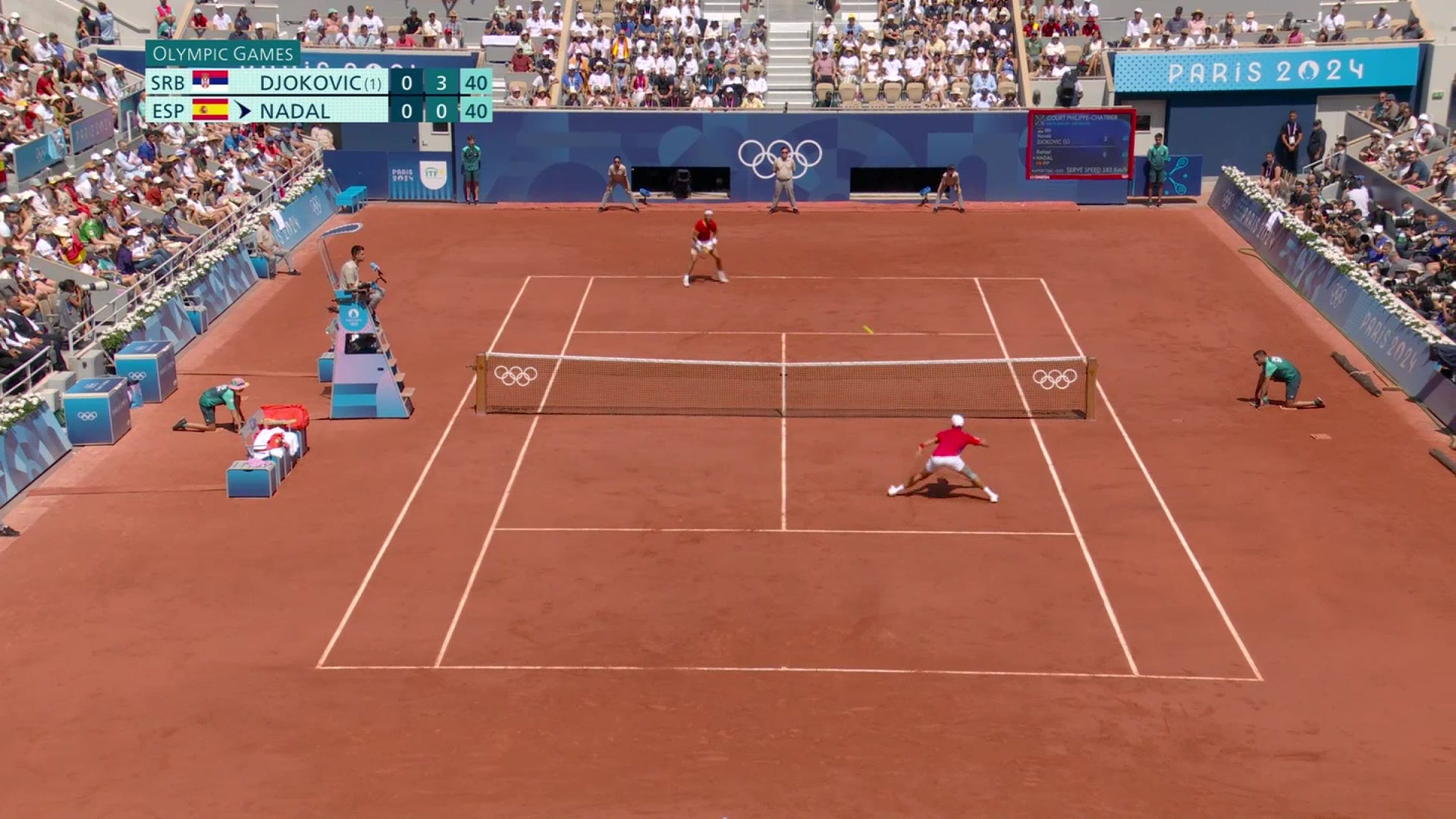 Resumé am Video: Djokovic behaapt sech no zwee Sätz géint den Nadal ...