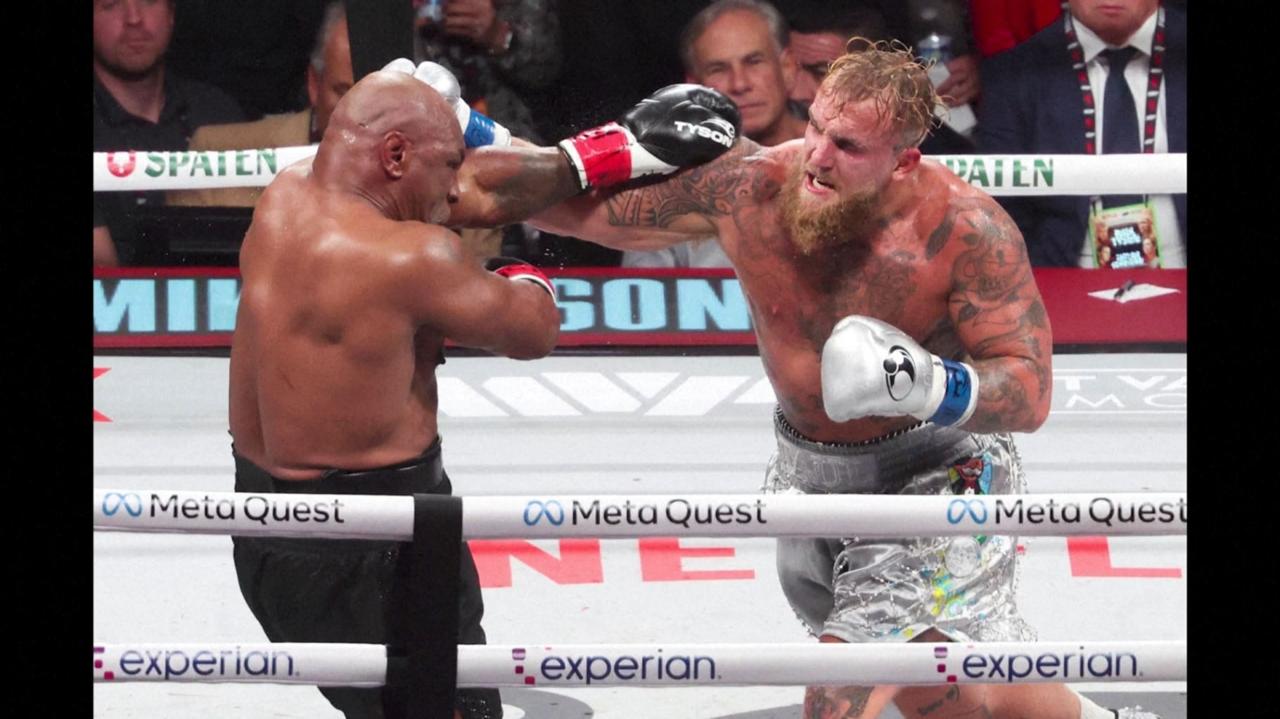 Boxe: Le légendaire Mike Tyson, 58 ans, battu par le YouTuber Jake Paul ...