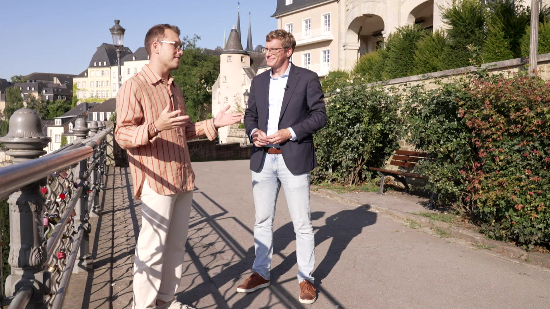 De Promi-Spot mam Philip Crowther: "Ech kommen ëmmer erëm gären heihin ...