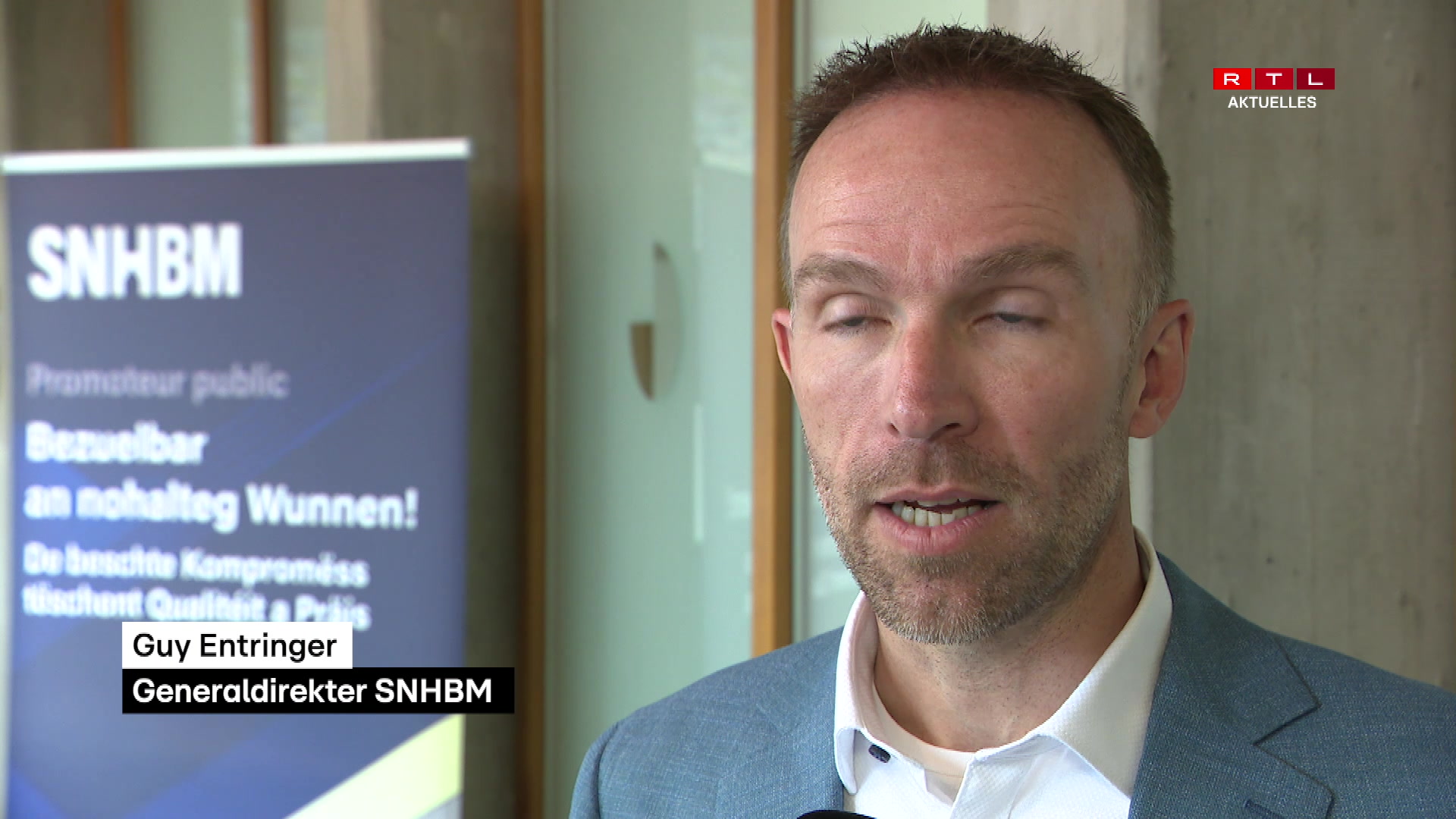 RTL Play - De Guy Entringer iwwert d'Hausse vun der Demande bei der SNHBM